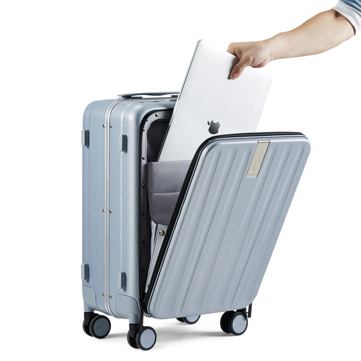 Hanke Japanese Design Front Open Luggage with Laptop Compartment Anti ...