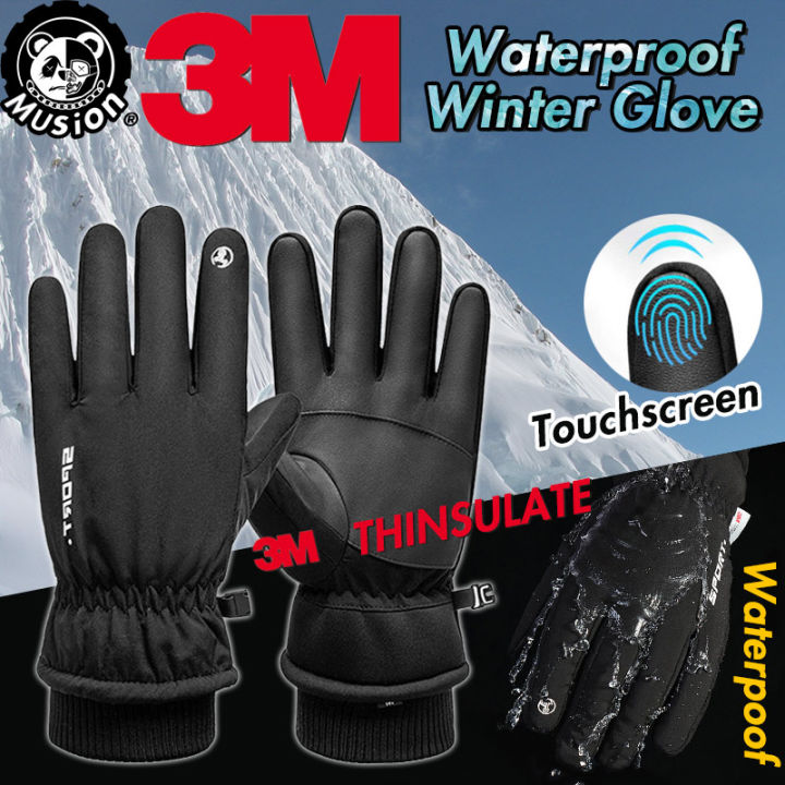 Musion 3M Thinsulate Keeping Warm Waterproof Glove Outdoor Windproof ... Musion 3M Thinsulate Keeping Warm Waterproof Glove Outdoor Windproof ...