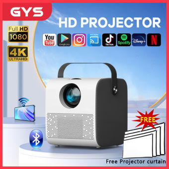 Q3 PRO Portable Mini Projector Android 9.0 4K Ultra Full HD 1080P Wifi ...