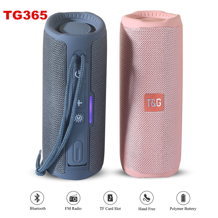 TG365 Portable Bluetooth Speaker Dual Bass LED Wireless Subwoofer ...