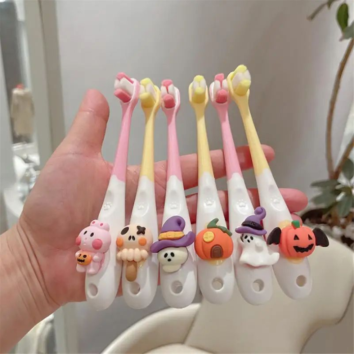 Cartoon Baby Toothbrush Soft Cleaning Toothbrush Kids Oral Health Care ...