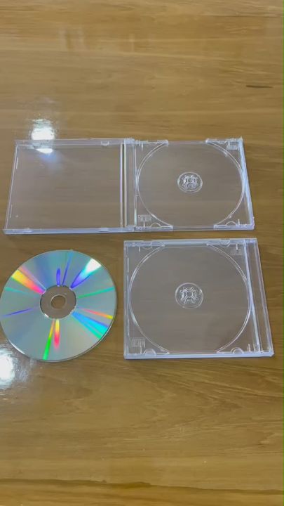 กล่องใส่ CD สีขาวใส VCD (แบบตกแตก) รุ่นหนา 1 CM กล่องใส่ CD กล่องซีดี ...