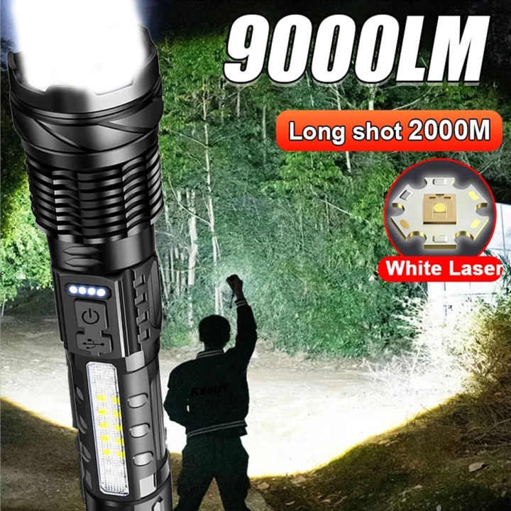 High Strong Power Led Flashlights Tactical Emergency Spotlights ...