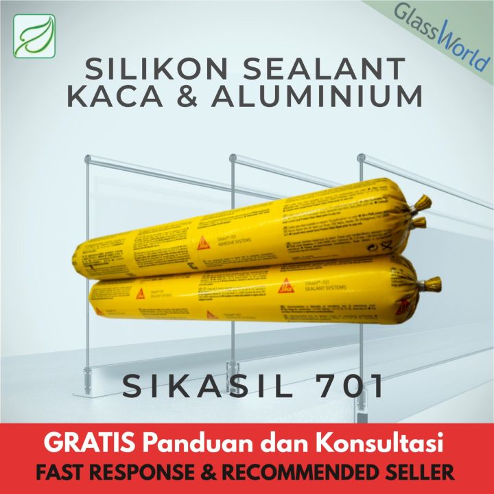 SIKASIL 701 Silikon Sealant Kaca & Aluminium Green Mile Indonesia ...