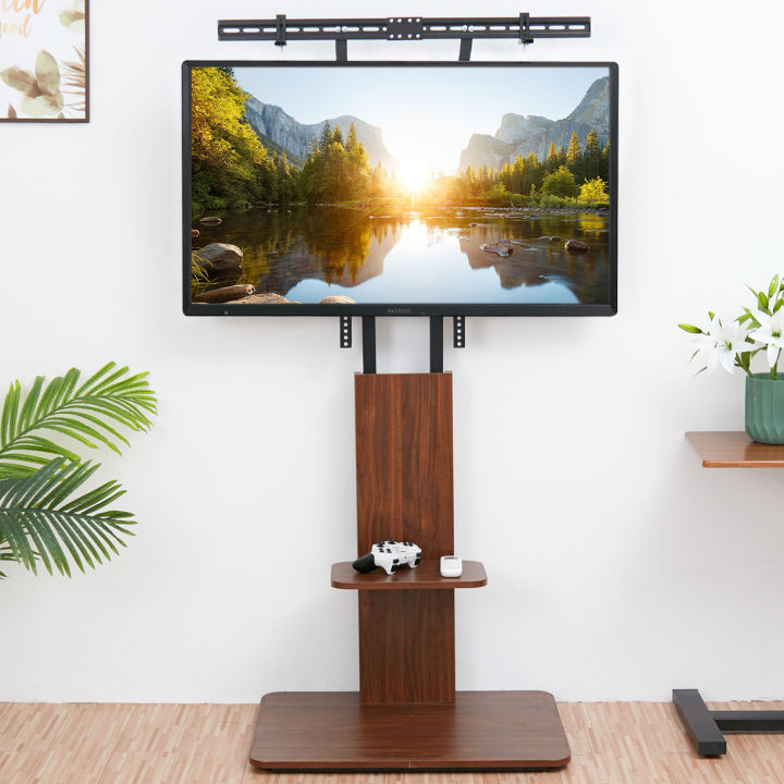 UNHO TV Floor Stand with Shelves Height Adjustable Mount TV for 32-65 ... UNHO TV Floor Stand with Shelves Height Adjustable Mount TV for 32-65 ...