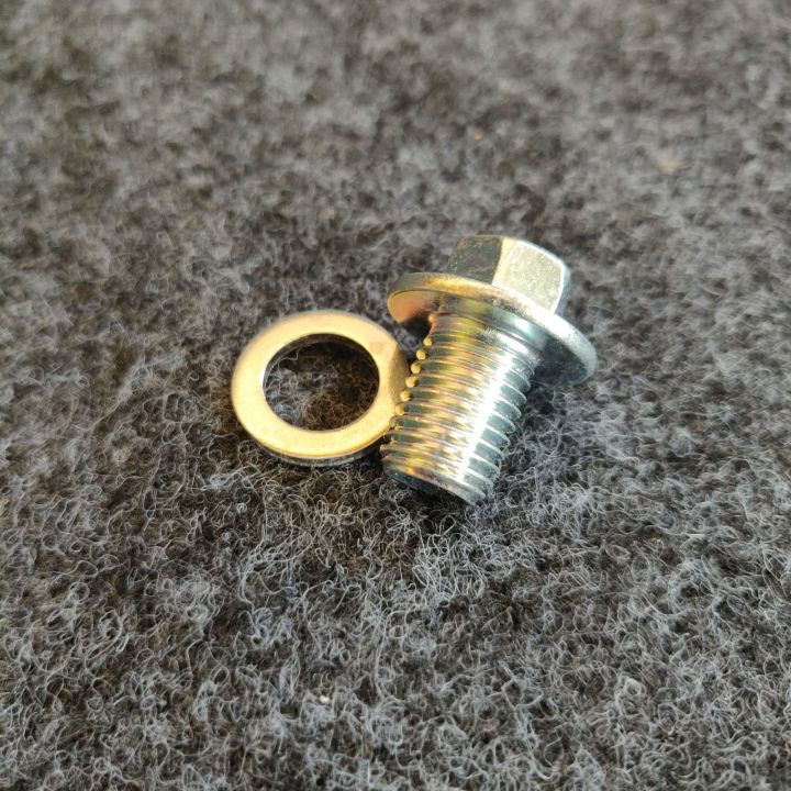 Genuine Yamaha Engine Oil Drain Plug ( Plug Straight Screw) NMAX AEROX ...