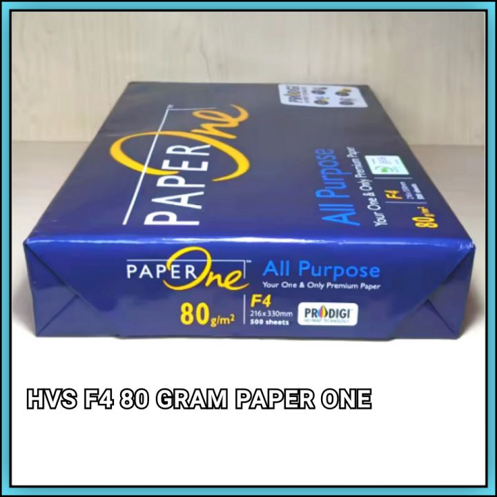 1 Rim Kertas Hvs F4 80 Gram Paper One Isi 500 Lembar | Lazada Indonesia