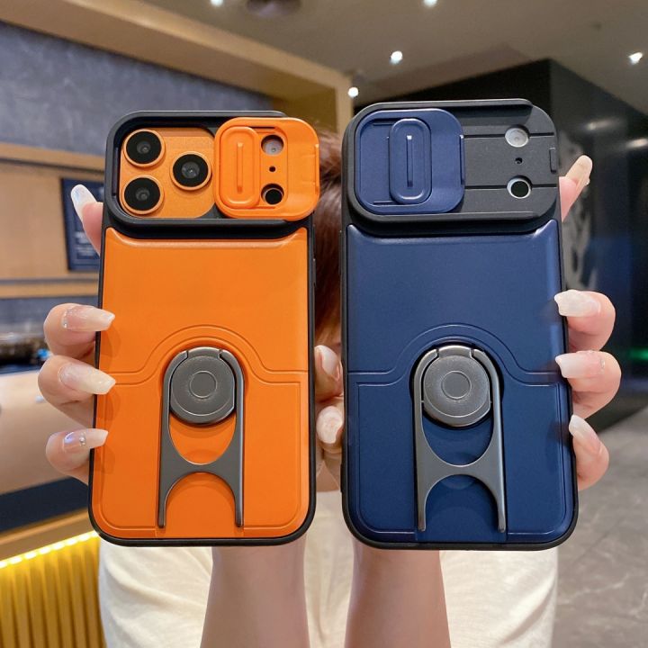 Sliding Camera Lens Protection Phone Case iPhone 11 12 13 14 15 16 17 ...