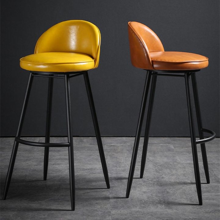 Nordic Luxury Rotating High Table Chair Modern Simple Home Bar Coffee ...