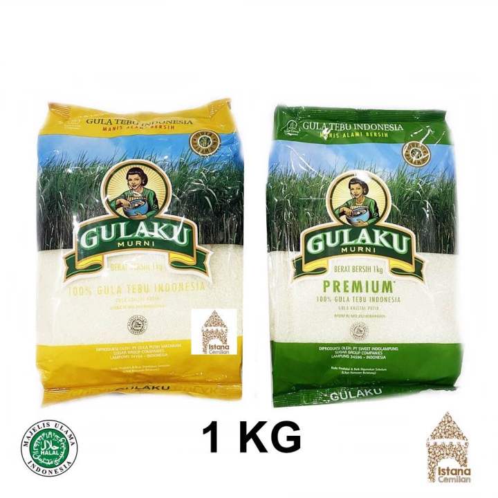 GULAKU | GULA PASIR kristal putih premium 1kg | Lazada Indonesia