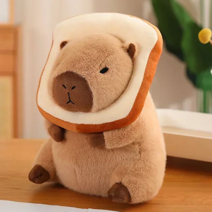 Kawaii อะนิเมะ Capybara ขนมปัง Plush ของเล่นตุ๊กตาสัตว์ Capybara Toast ...