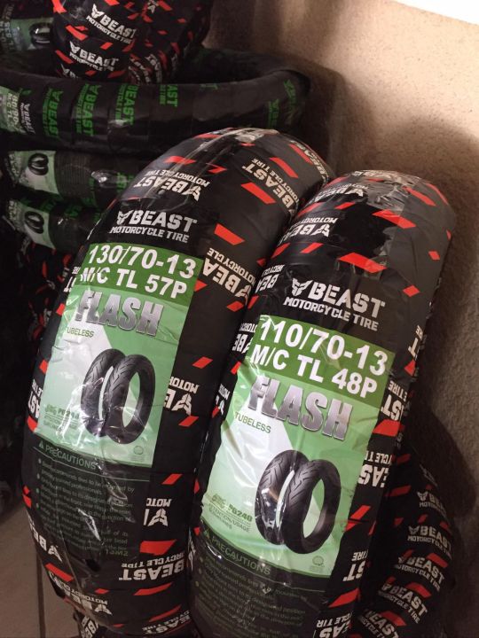 BEAST TIRE 13" (FLASH) for NMAX, With Sealant & Pito | Lazada PH