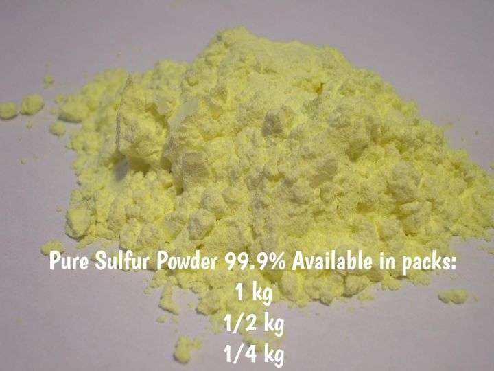 Pure Sulfur Powder 1kilo | Lazada PH