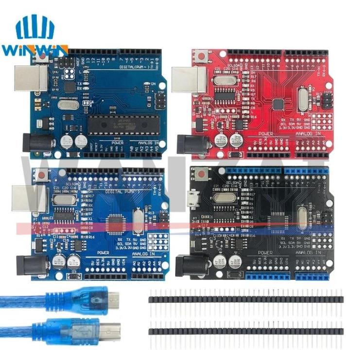 แผงวงจรพัฒนาการ R3 CH340G CH340 ATmega328P สำหรับ R3 Arduino Uno พร้อม ...