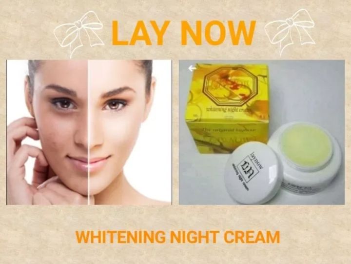 LAY NOW WHITENING NIGHT CREAM 100 % ORIGINAL THAILAND | Lazada