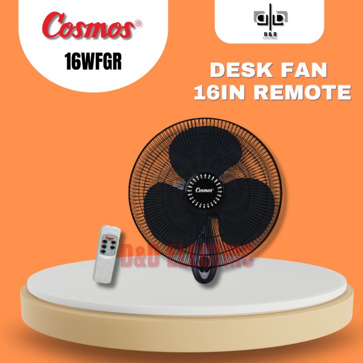 Kipas dinding kipas meja plus remote desk fan wall fan 16in cosmos ...
