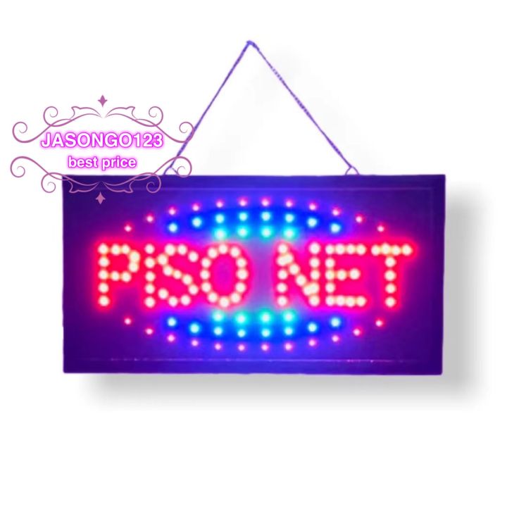 PISO NET-LED SIGN (Small-Large) | Lazada PH
