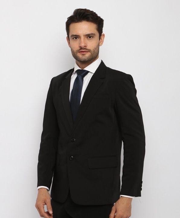 Jas Formal Jas Pria Blezer Jas Nikah Jas Wisuda Jas Hitam Pria Jas Pria Jas Slimfit | Lazada ...