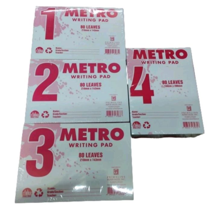 WRITING PAD PAPER GRADE 1-4 PAD AND INTERMEDIATE | Lazada PH