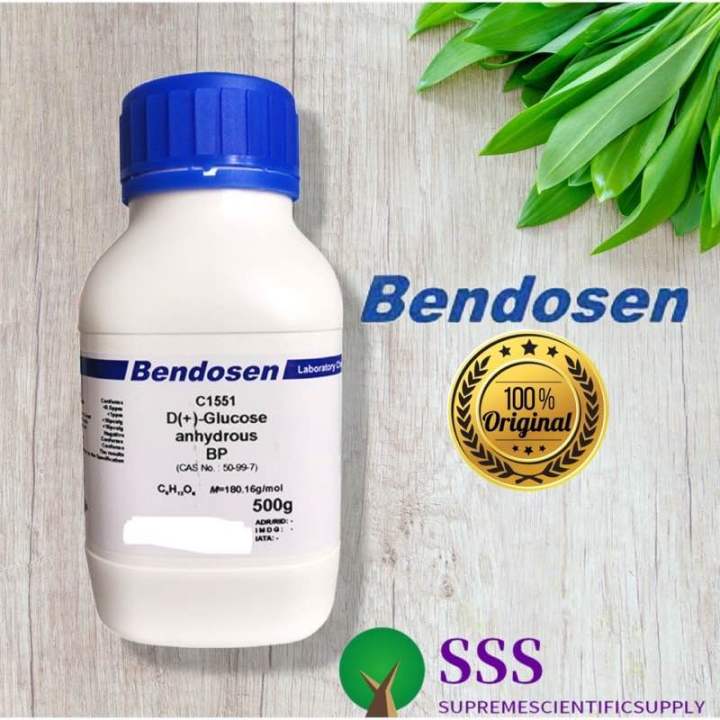 [Ready Stock]D+Glucose Anhydrous BP Grade(Bendosen),500g | Lazada