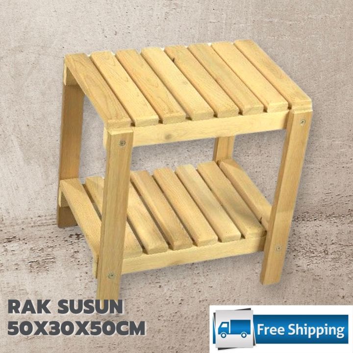 Meja Kayu Artistic Tradisional Rak Meja Kayu / rak sudut | Lazada Indonesia