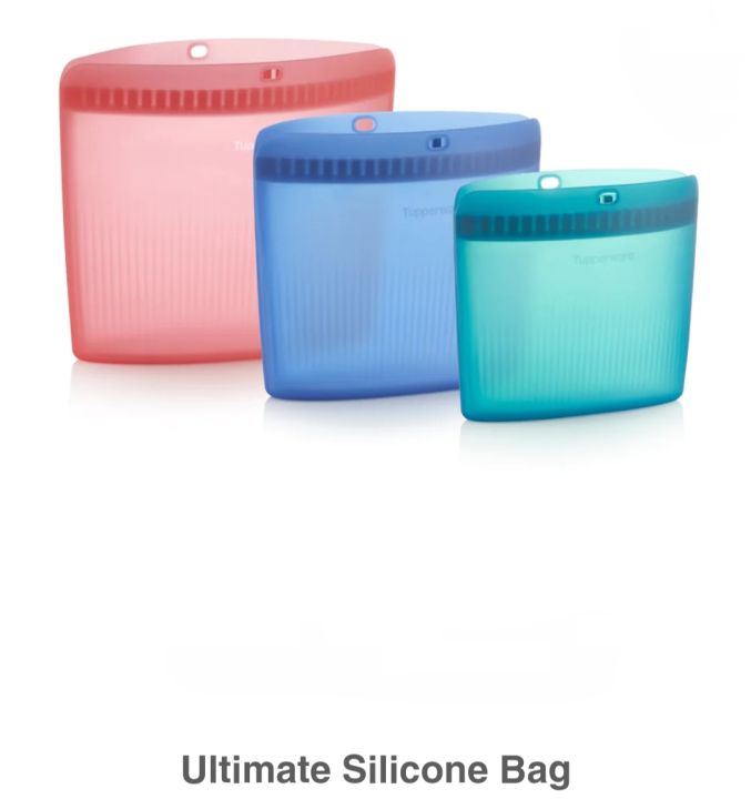 Tupperware The Ultimate Silicone Bag Starter(1 or 3 Pcs) | Lazada