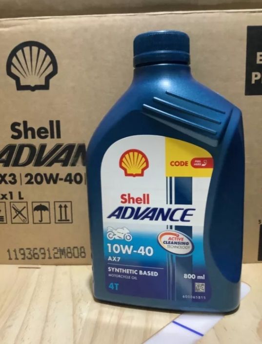SHELL ADVANCE AX7 10w-40 800ml original | Lazada PH