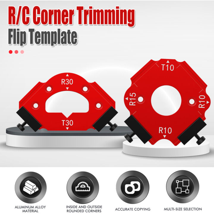 RT10-RT60 Radius Jig, Woodworking Router Templates Arc Angle ...