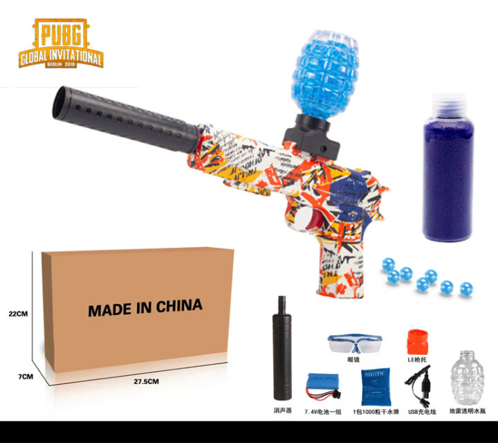 GBB Electric Automatic Splatter Gun Pistol with 5000 Gel Blaster With ...