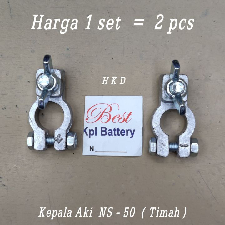 KEPALA AKI ACCU MOBIL N50/NS70 TIMAH KEPALA BESAR " BEST " | Lazada ...