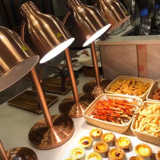 HEJI Commercial Food Warmer Lamp Heating Lamp Food Warming Buffet Table ...