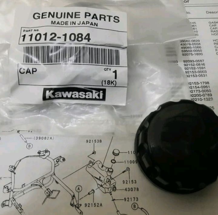 Tutup tabung radiator Ninja 250 original | Lazada Indonesia