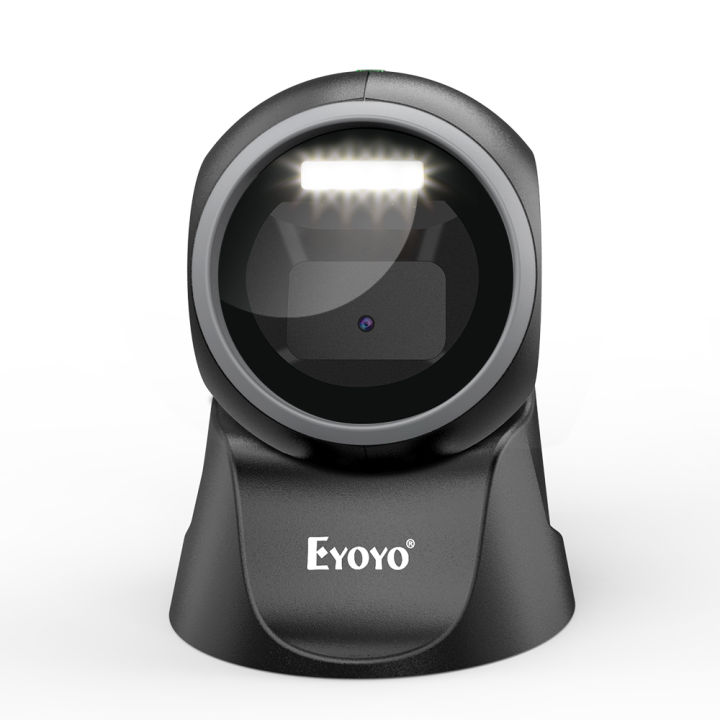 Eyoyo 1D 2D Desktop Barcode Scanner, with Automatic Sensing Scanning ...