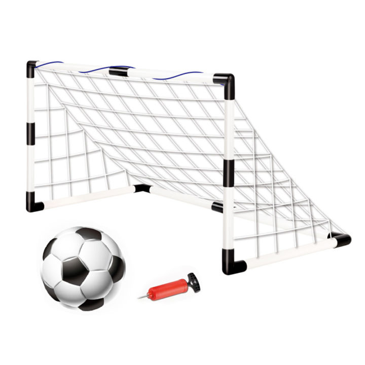 Portable Mini Soccer Goal Set with Pump & Ball - Ideal for Backyards ...