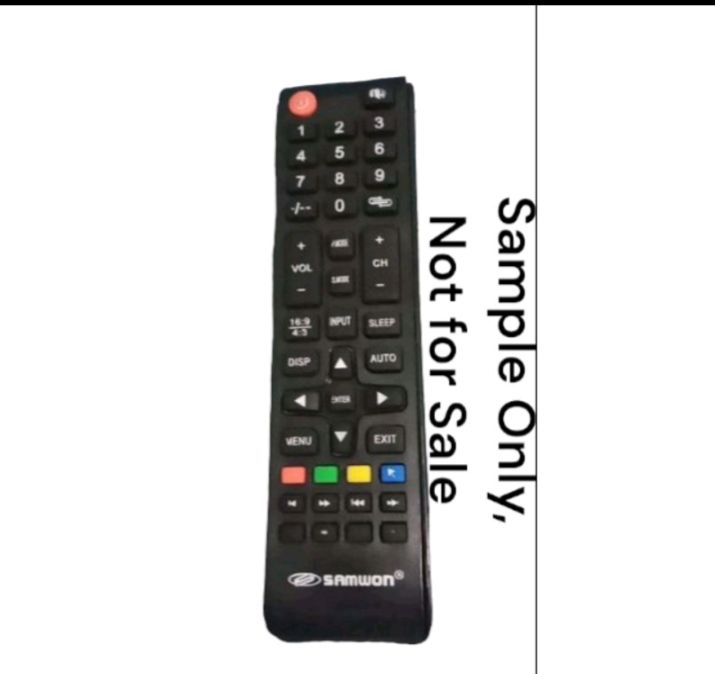 Samwon Remote for Basic LED Not Smart TV, Replacement Remote | Lazada PH