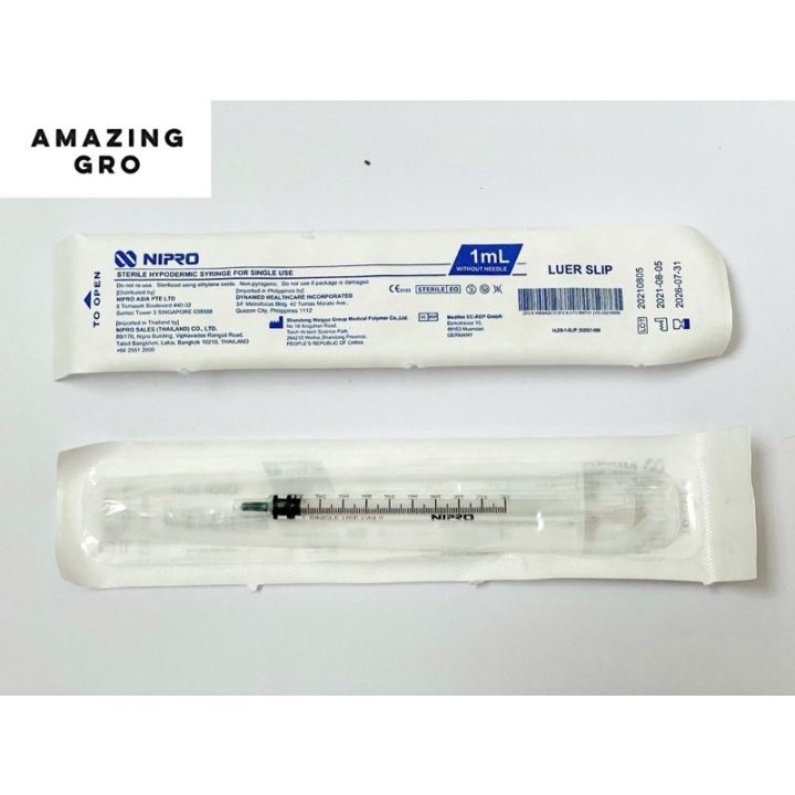 ไซริงค์ 1ml Syringe 1ml (1cc) ยี่ห้อ Nipro | Lazada.co.th