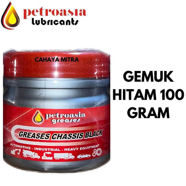 PETROASIA Grease Chasis Merah Gemuk Hitam 100GR ORIGINAL // Gemuk ...