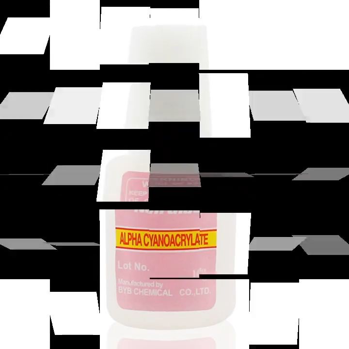 (( กาว BYB ชมพู )) กาวต่อเล็บ กาวติดเล็บปลอม หลอดใหญ่ PVC สีชมพู BYB ...