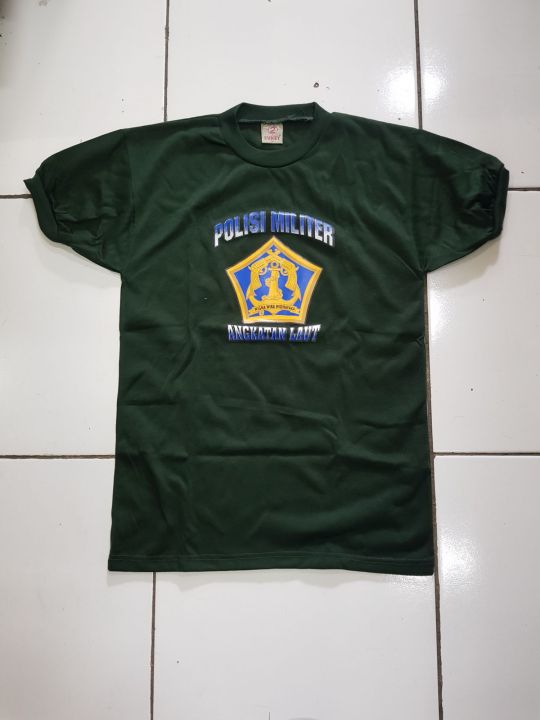 Kaos Target POMAL hijau PDL|Kaos PDL Hijau Pomal |kaos oblong Polisi Militer PDL | Lazada Indonesia