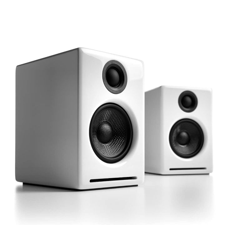 Audioengine A2+ - 60W Powered Desktop Speakers | Integrated 24-bit DAC ...