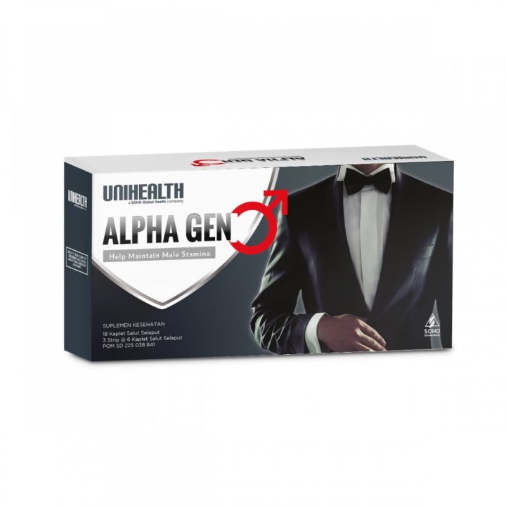 Alpha Gen Suplemen Menjaga Stamina Pria Kuat 18 Kaplet Alphagen ...