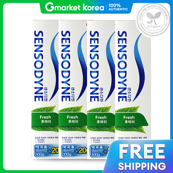 Sensodyne | Sensodyne Fresh Toothpaste 120g, 4 Tubes, Sensitive Teeth ...