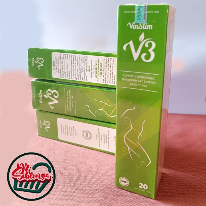 VinSlim V3 - Slimming effervescent tablets that supports metabolism and ...