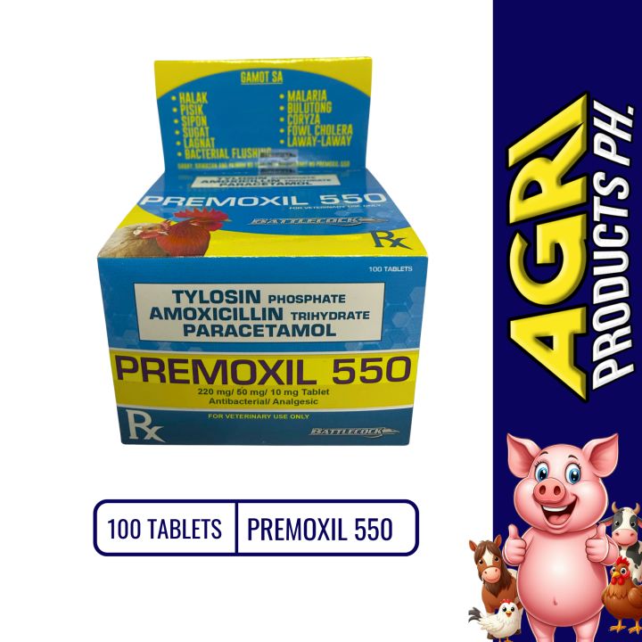 PREMOXIL 550 (100 TABLETS - 1 BOX) | Lazada PH