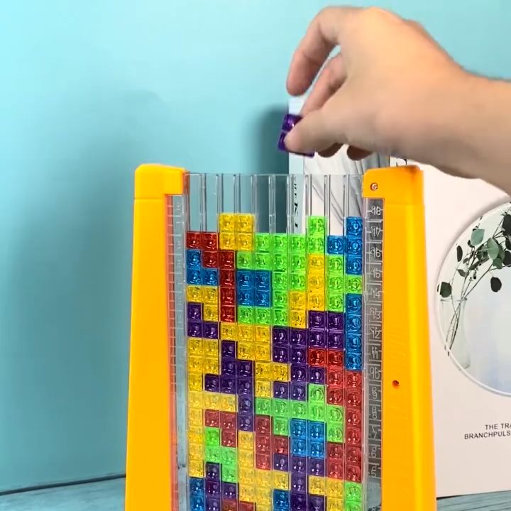 Tetris Block Game dengan Lampu Teka-teki 3D Mainan Edukasi Anak ...