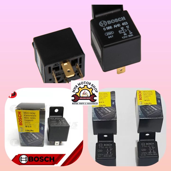 ORIGINAL BOSCH RELAY 12v & 24v 5 PIN | Lazada PH