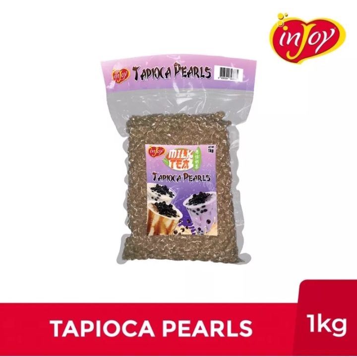 Ersao Tapioca Pearls Injoy Tapioca Pearls for milktea 1kilo | Lazada PH