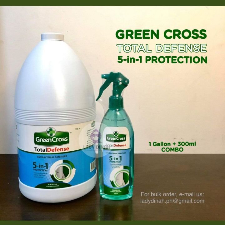 Green Cross Total Defense Gallon + Handspray Combo | Lazada PH
