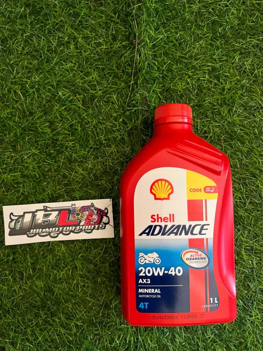 Shell Ax3 Advance 20w40 1L | Lazada PH