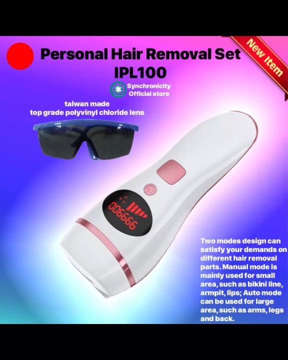 IPL100 Laser Hair Removal For Women Permanent IPL Hair Removal Without ...